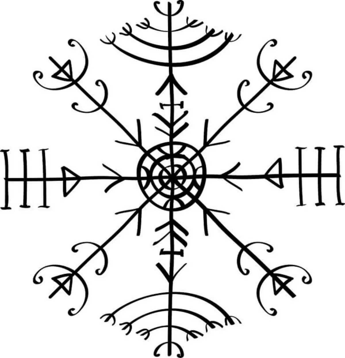 Iceland Magic Symbols Guide: Aegishjalmur – The Helm of Awe