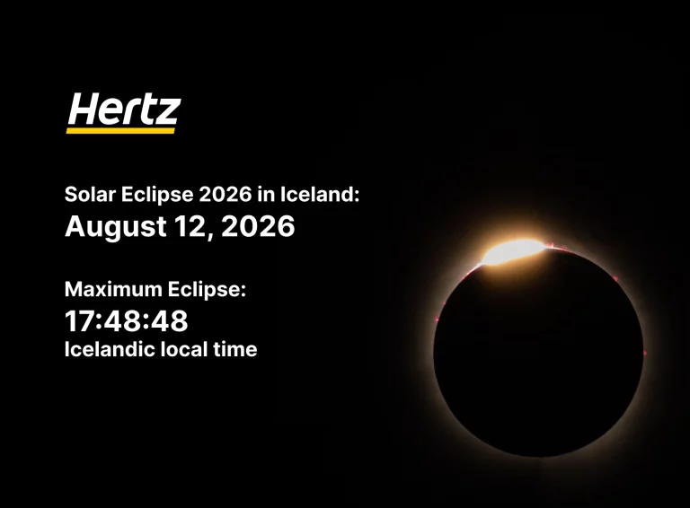 Solar Eclipse 2026 Iceland Guide: Best Viewing Spots & Car Rental