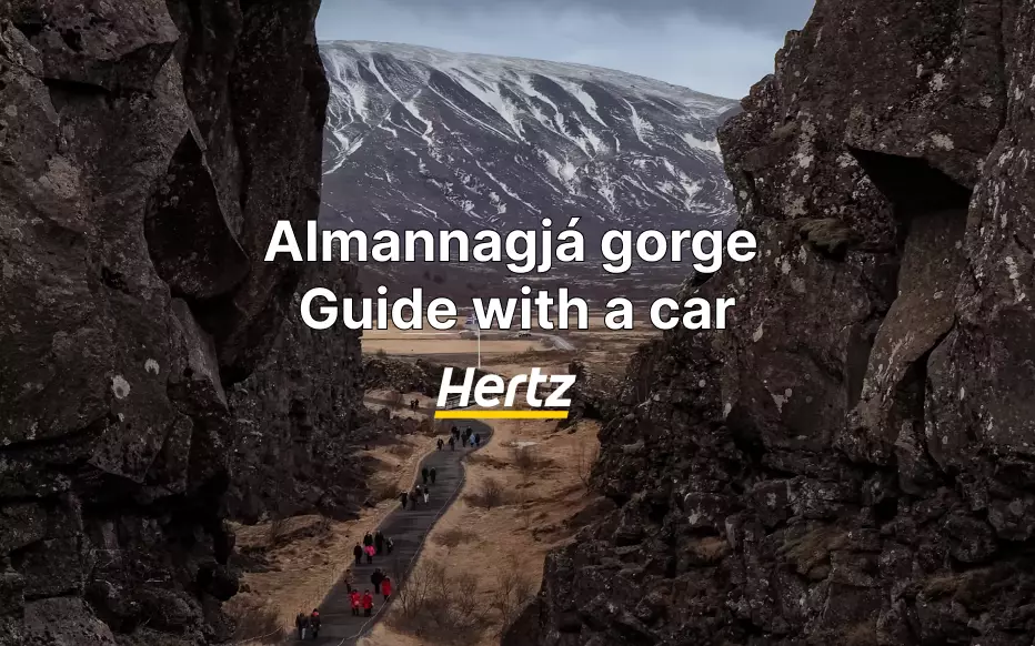 Guide to Iceland Almannagjá gorge in Thingvellir golden circle